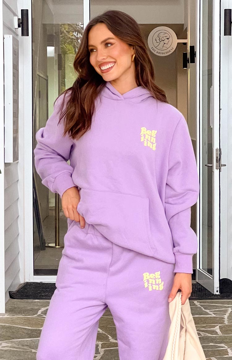 Beginning Purple Snuggle Bubble Hoodie | Beginning Boutique AU