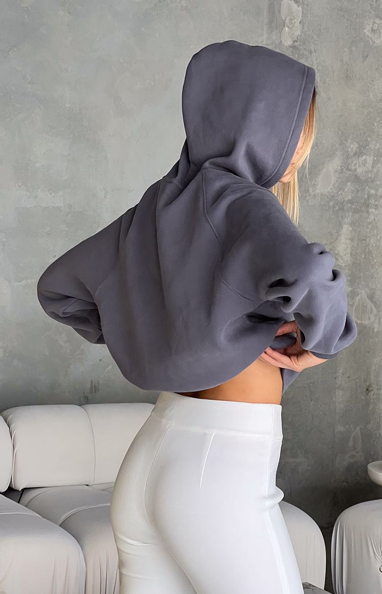 Beginning Slate Bubble Hoodie – Beginning Boutique