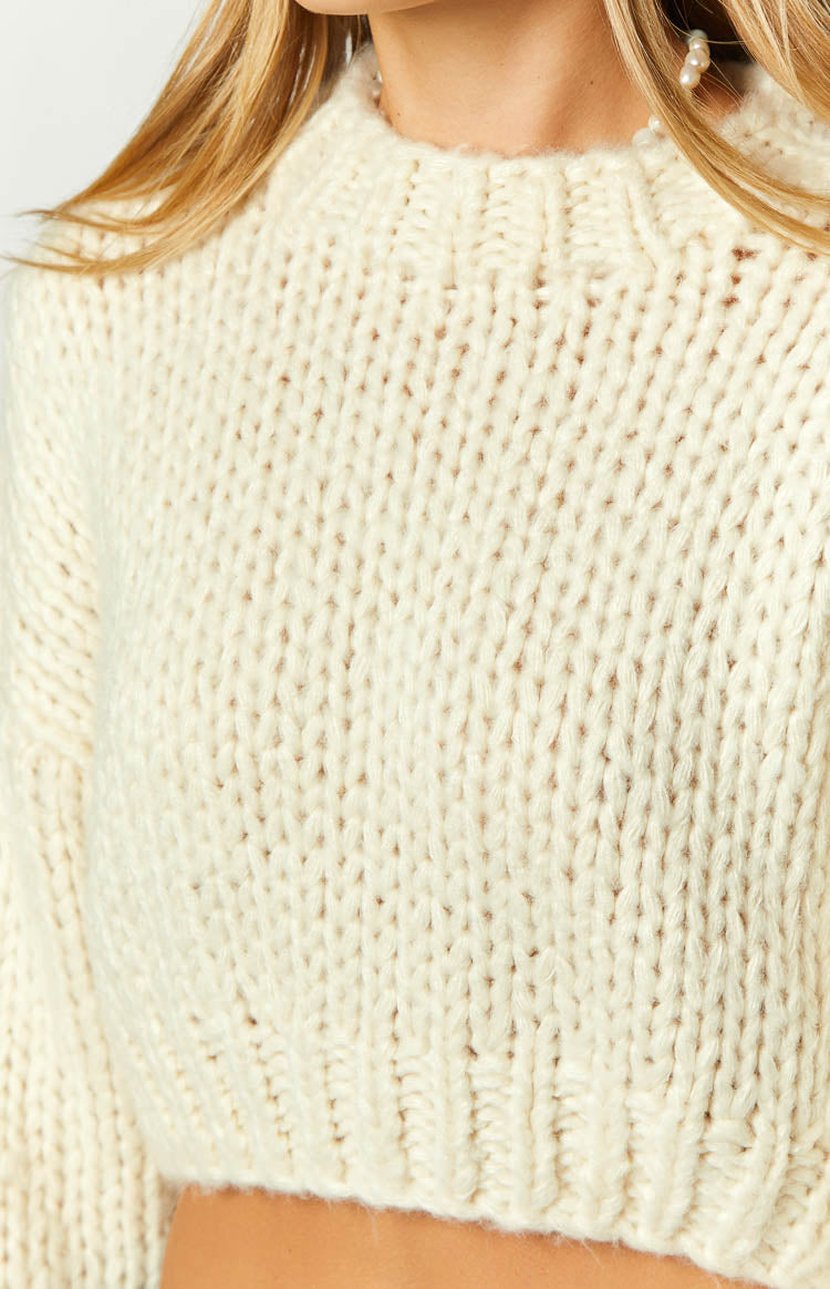 Belmont Cream Sweater – Beginning Boutique