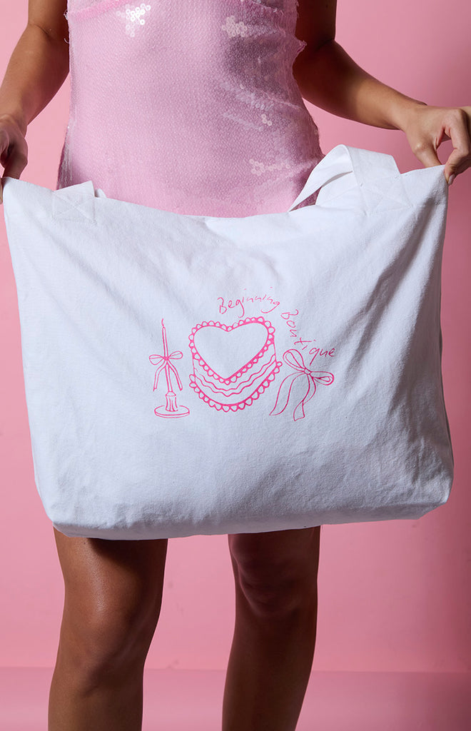 Birthday Cake Tote Bag – Beginning Boutique