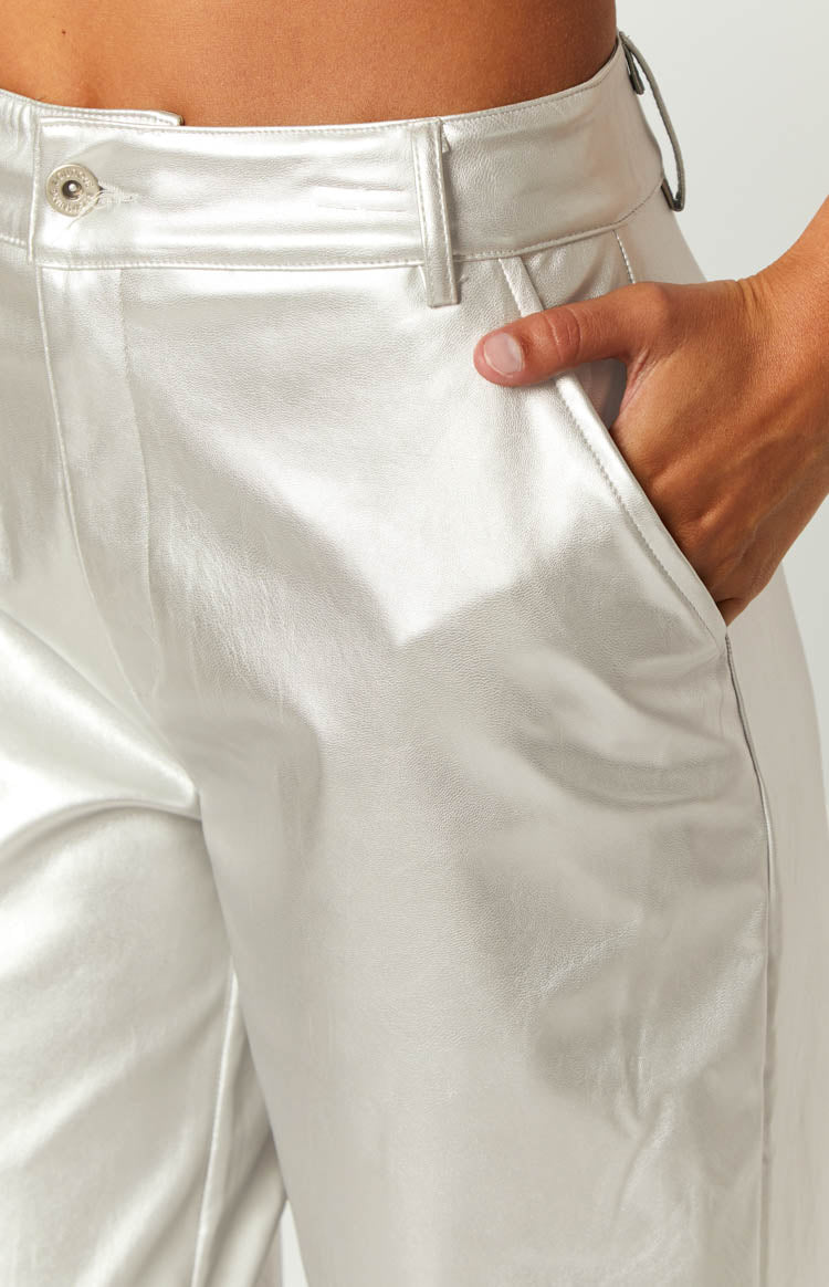 Cool Shades Silver Pants – Beginning Boutique