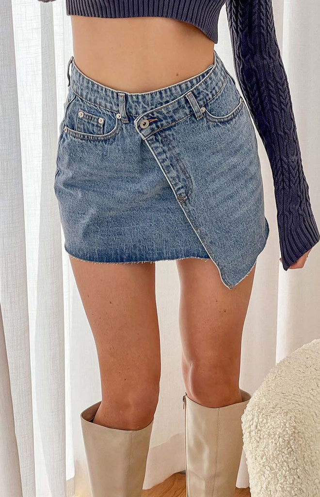 Jendi Denim Mini Skirt – Beginning Boutique