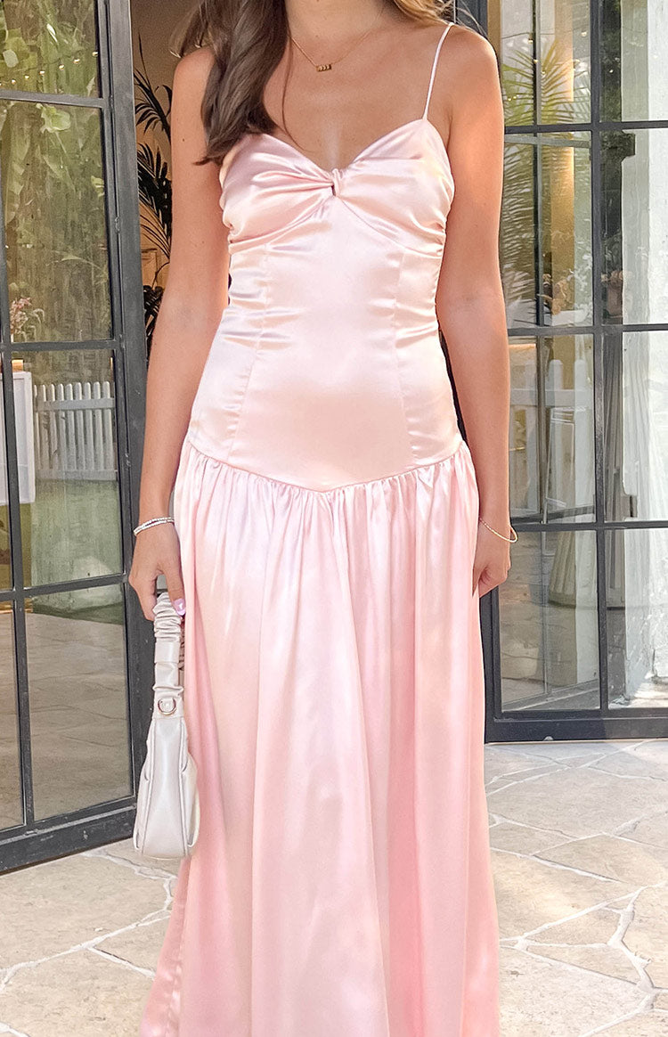 London Pink Maxi Dress – Beginning Boutique