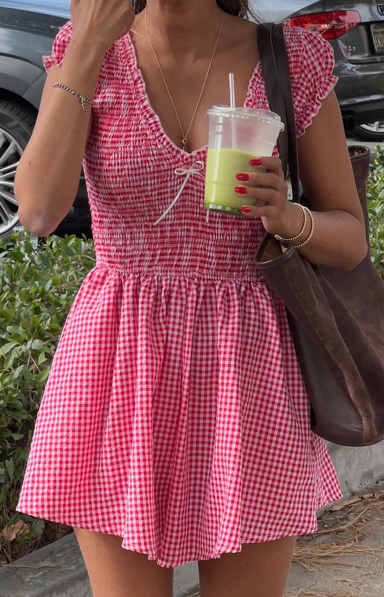 Raldo Red Gingham Playsuit – Beginning Boutique