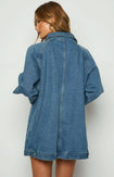 Sally Blue Oversized Denim Jacket – Beginning Boutique