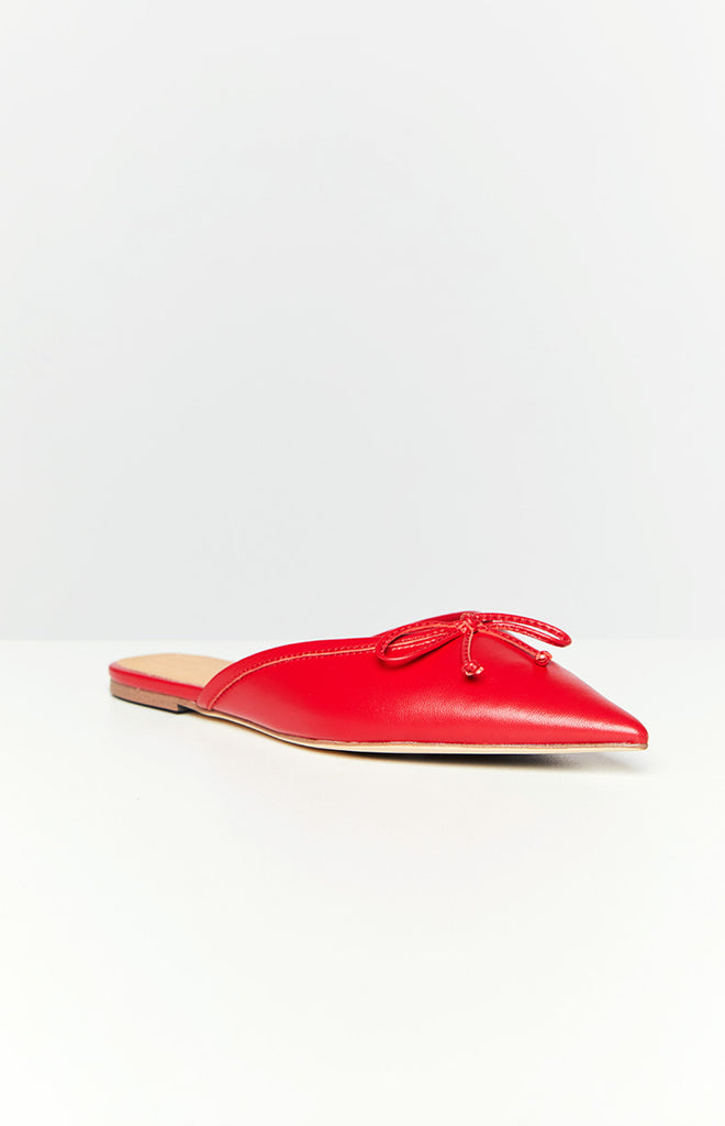 Tony Bianco Javelin Ruby Mule Flats – Beginning Boutique