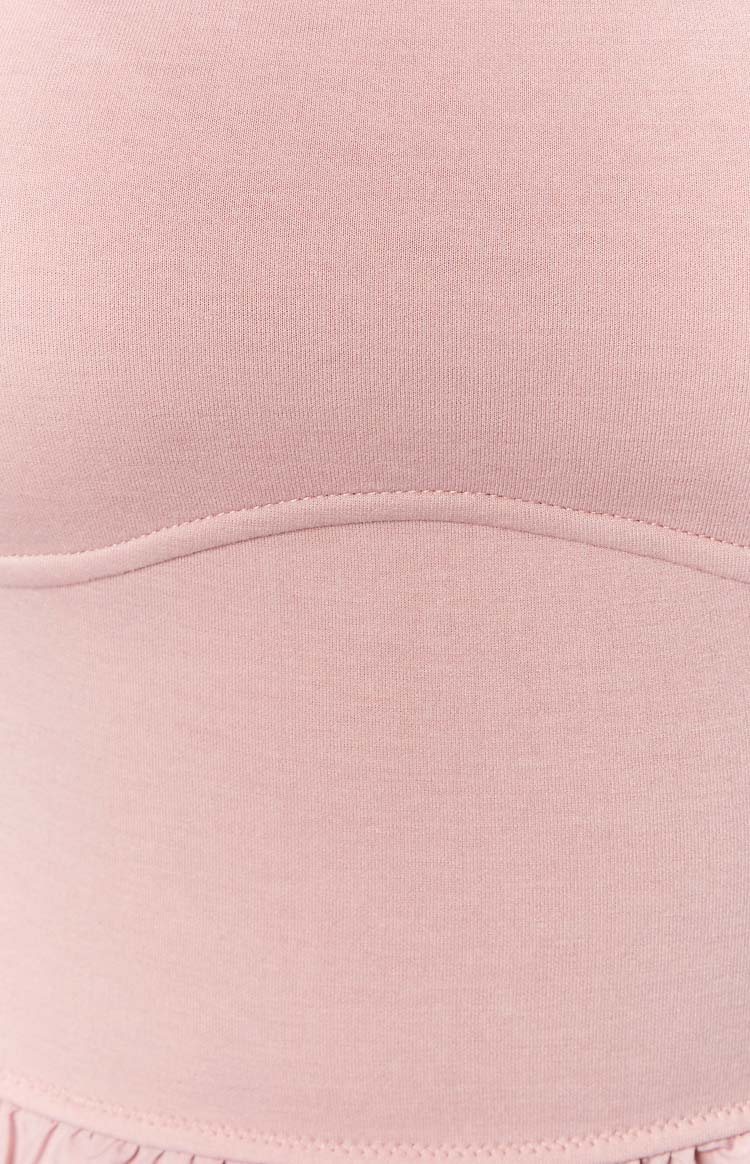 Florah Pink Ruffle Tube Top – Beginning Boutique