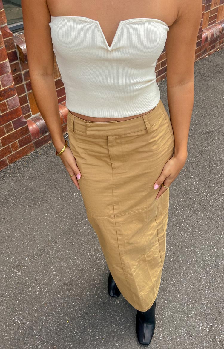 Rue Cream Knit V-Tube Top – Beginning Boutique